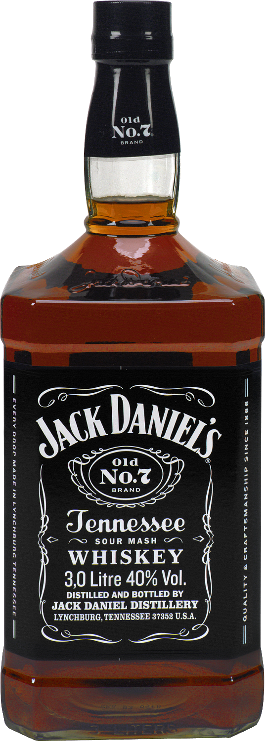 Jack Daniel's Black Label 3l XXL-Flasche – Premium Tennessee Whiskey